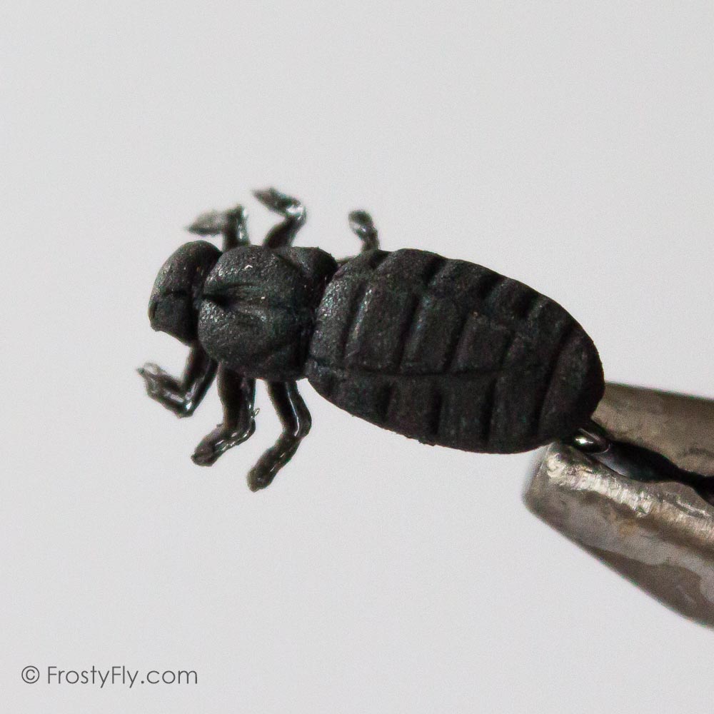 Realistic Black Bug Fly – Frosty Fly