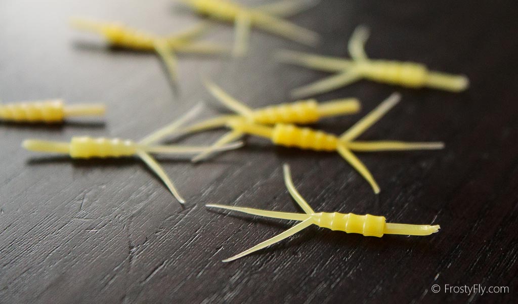 Realistic Mayfly Nymph Body with Tails – Frosty Fly